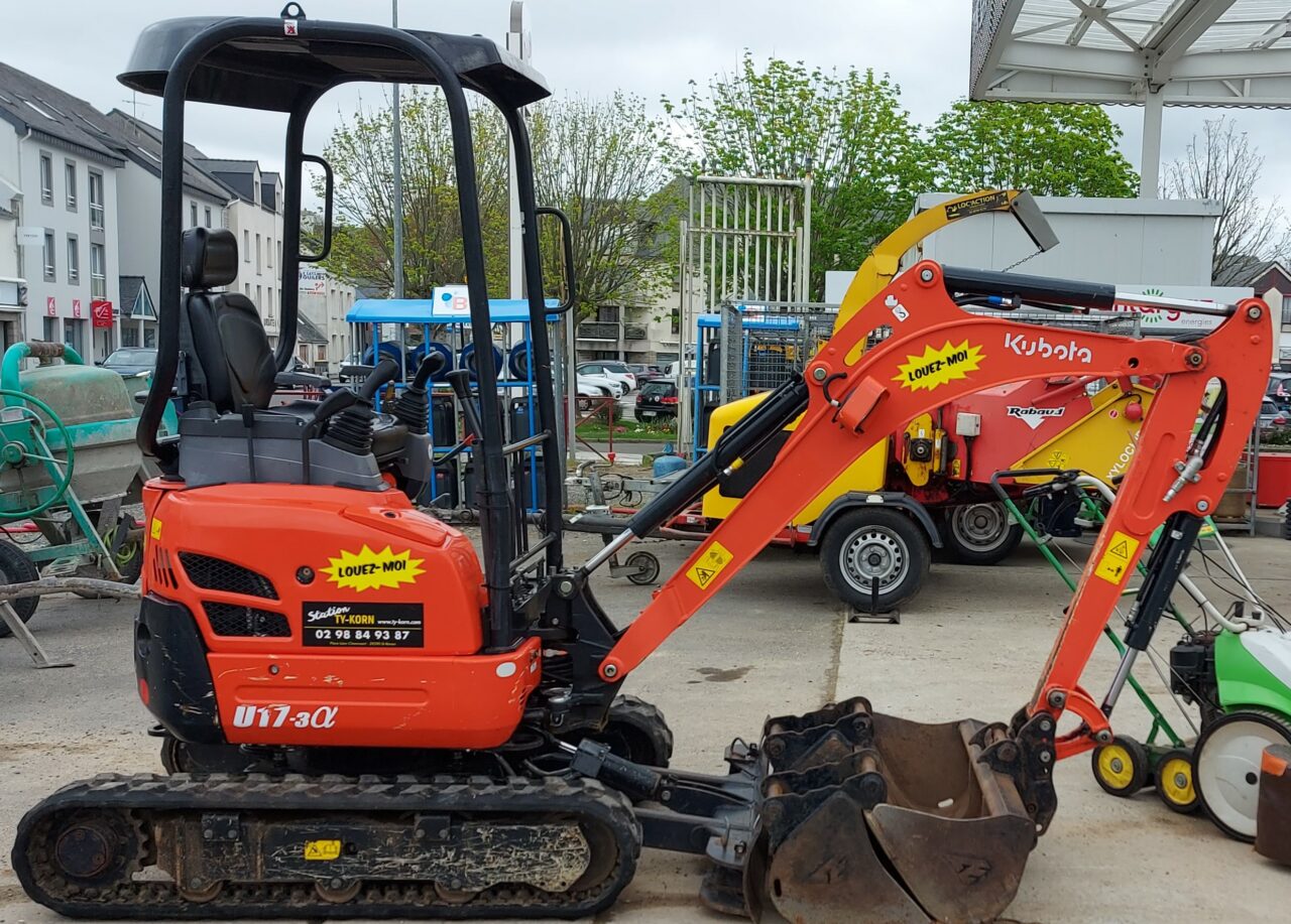 Mini-pelle U17 - 1T7 - 100 cm - Ty-Korn